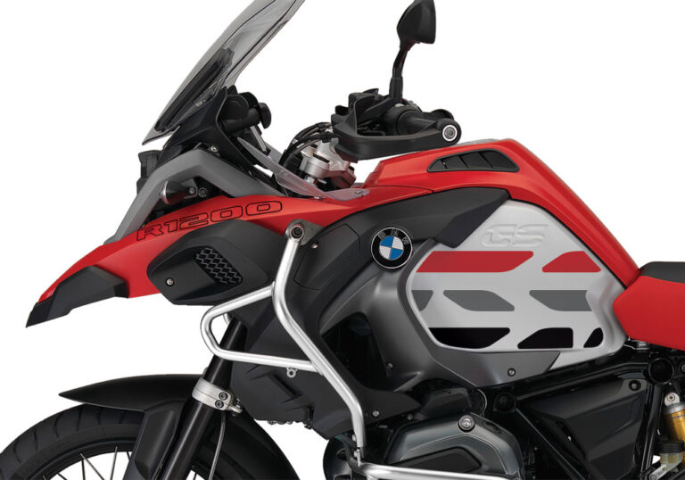 BMW R1200GS LC Adventure Racing Red GS-Line Side Tank Stickers ...