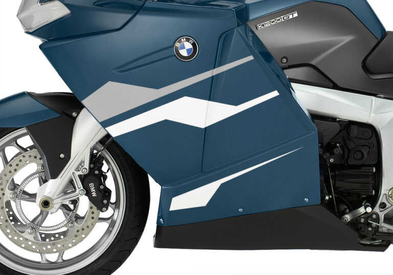 BMW K1200GT Deep BLue Stingray White & Silver Stickers Kit - Signature ...