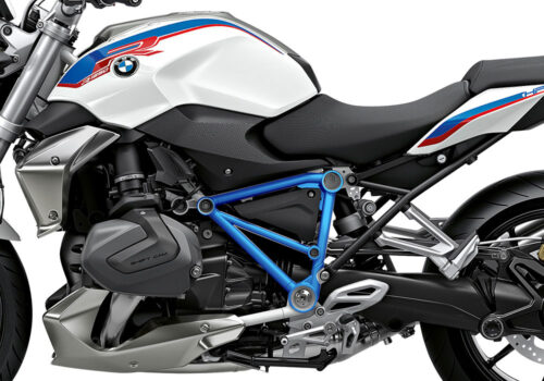 BMW R1250R Style HP Cobalt Blue Pyramid Frame Stickers - Signature ...